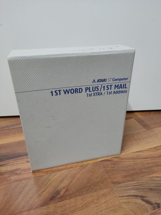 Klassiker: 1st Word Plus / 1st Mail für Atari ST inkl.Ordner (Gebraucht) in Oberrüti für CHF 20 ...