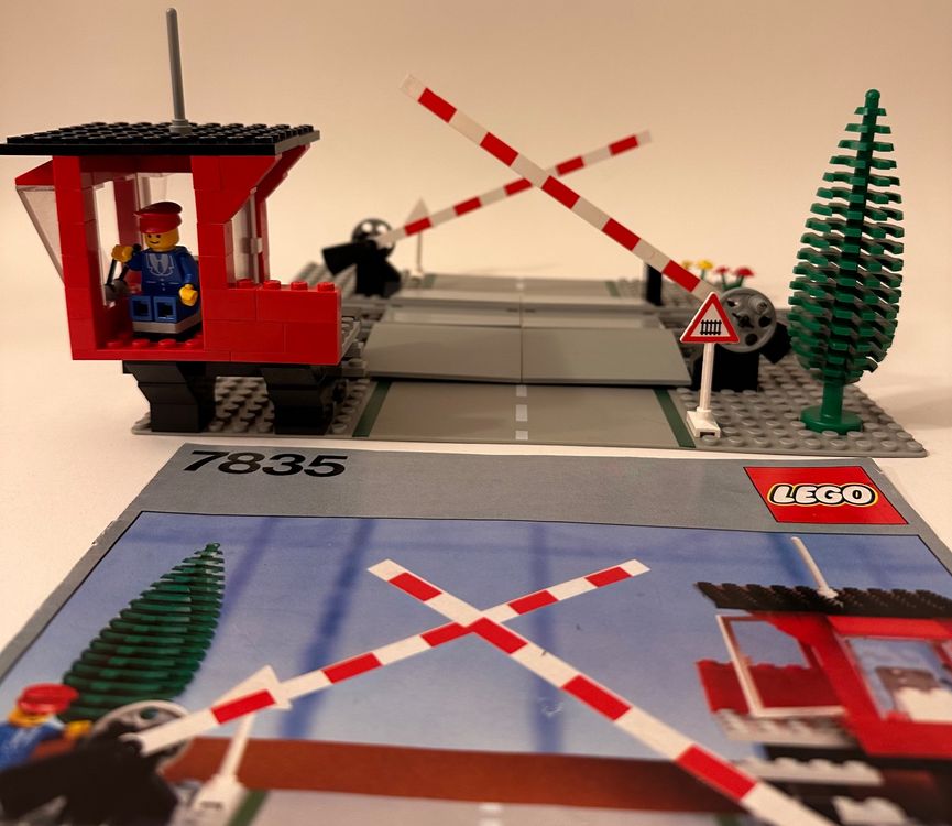 Vintage LEGO Eisenbahn 12V 7835 "Manual Road Crossing" ab1 (Gebraucht ...