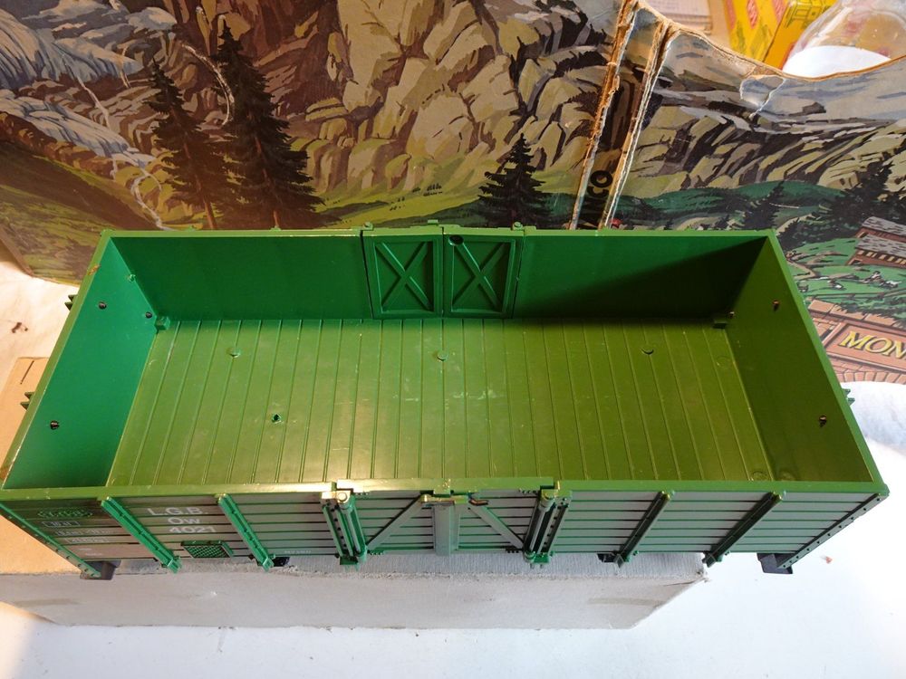 LGB 4021 Hochbordwagen grün Spur G | Kaufen auf Ricardo