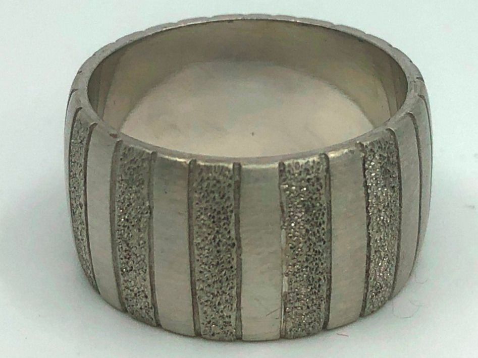 Ring Silber 925 breit, schlicht, schön | Kaufen auf Ricardo