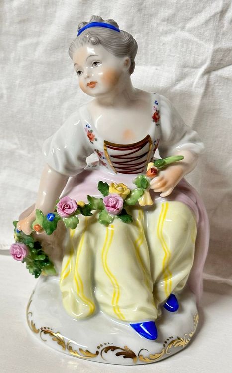 Augarten Wien Porzellan "Girlandenmädchen" Figure ca.1989 (Gebraucht ...