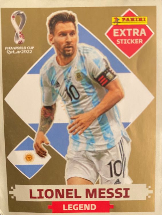 Panini Extra Sticker MESSI GOLD (Gebraucht) in Wädenswil für CHF 70 ...