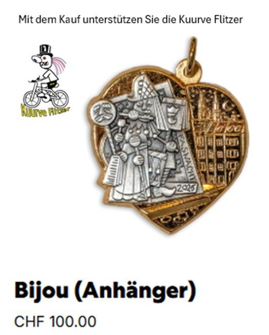 Bijou Anhänger: Basler Fasnacht 2025 "Syg wie de wotsch" (Neu und originalverpackt) in Lausen ...