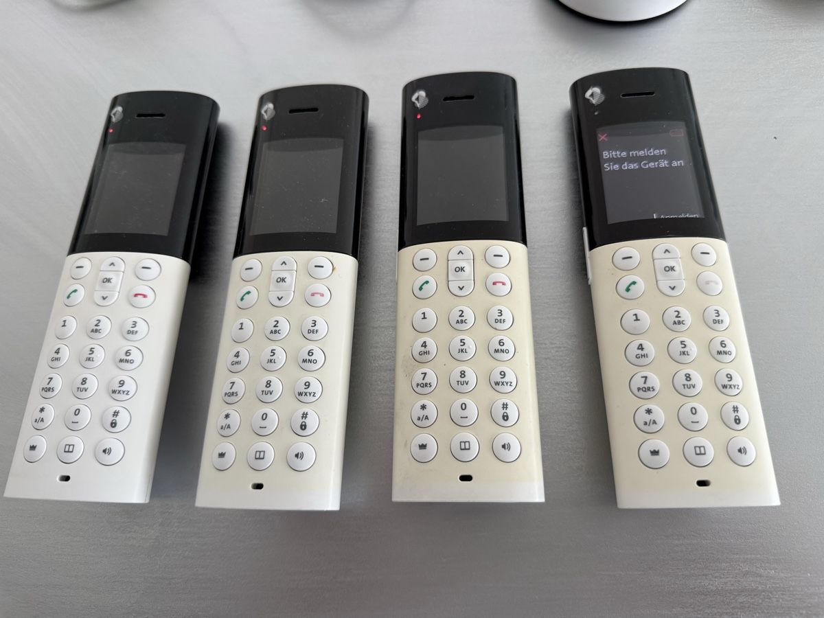 Swisscom HD-Phone Zermatt, 4 Stk. mit Ladestationen (Gebraucht) in ...