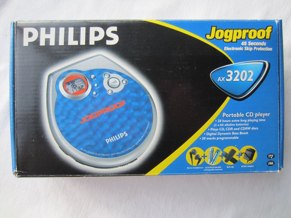 Philips AX3202 Walkman Disc CD Player Discman portable (Gebraucht) in ...
