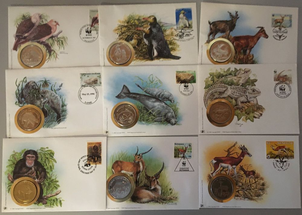 15 WWF Münzbriefe - 30 Jahre WWF (Gebraucht) in Eschlikon TG für CHF 10 ...