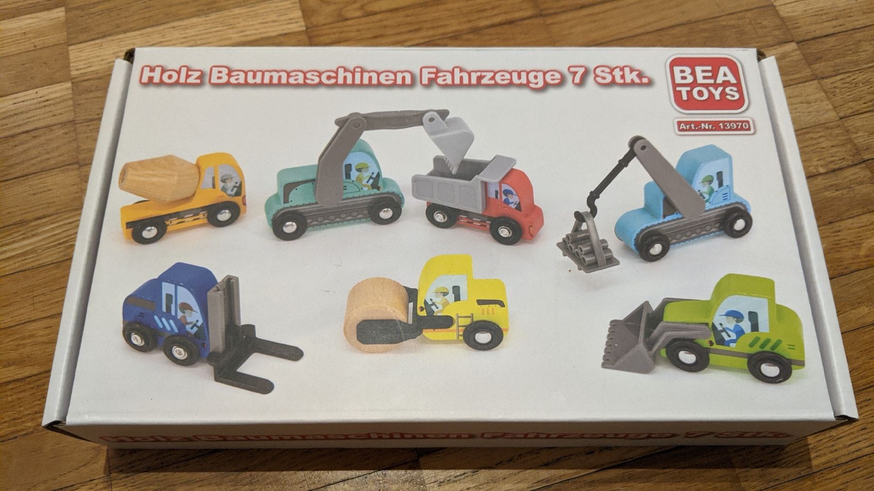 Holzspielzeug Baumaschinen, 7 Stk. BEA Toys (Gebraucht) in Stetten AG ...