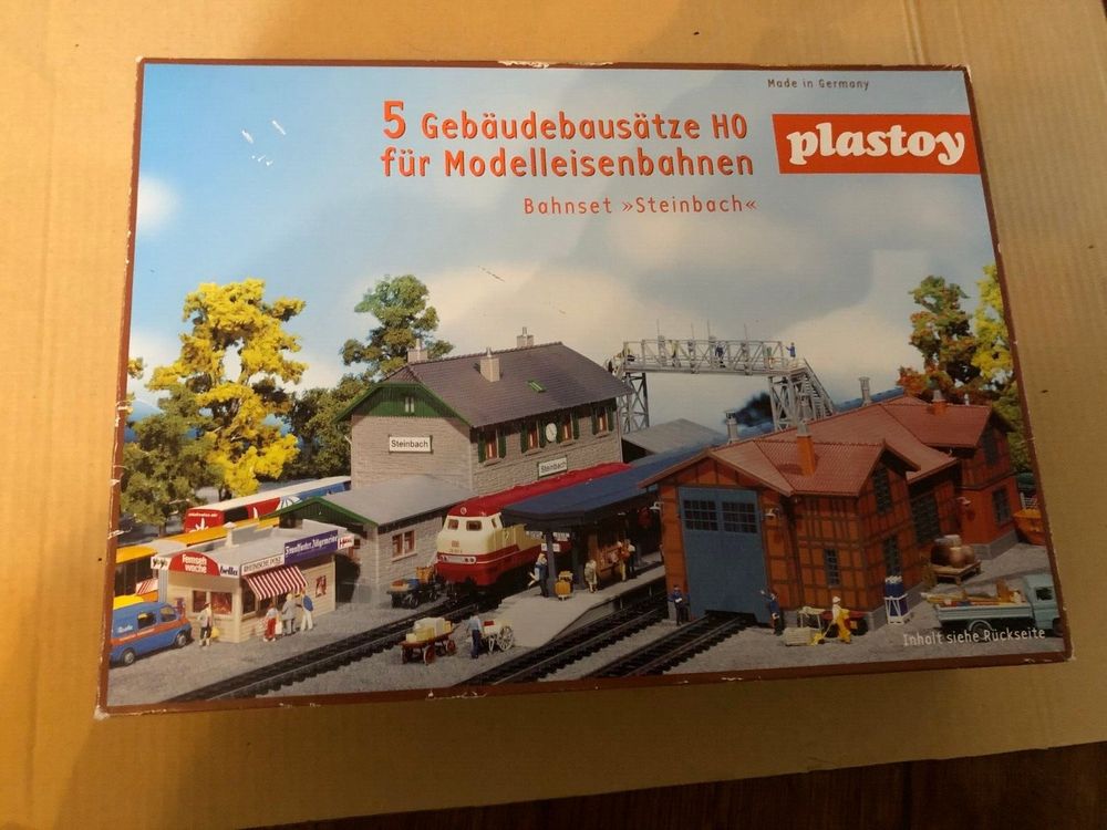Plastoy H0 1:87 5 Gebäudebausätze Bahnhof"Steinbach" neu (Neu und originalverpackt) in für CHF ...