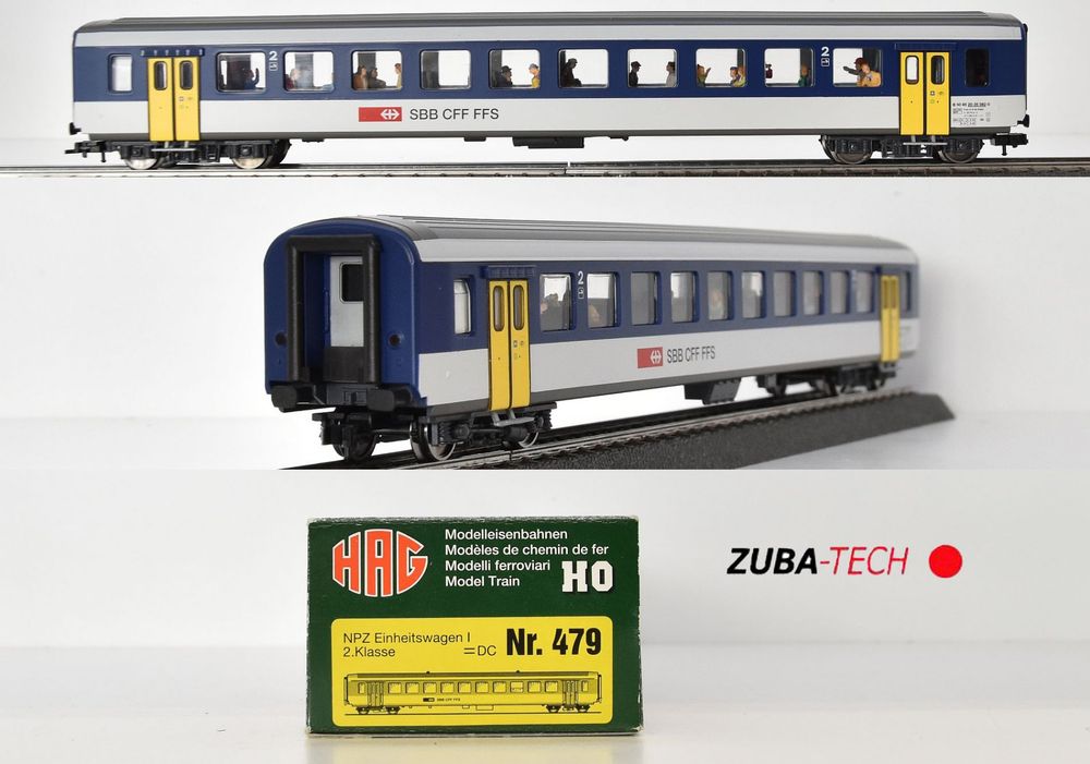 HAG 479 Personenwagen NPZ EWI SBB, H0 GS mit OVP | Kaufen auf Ricardo