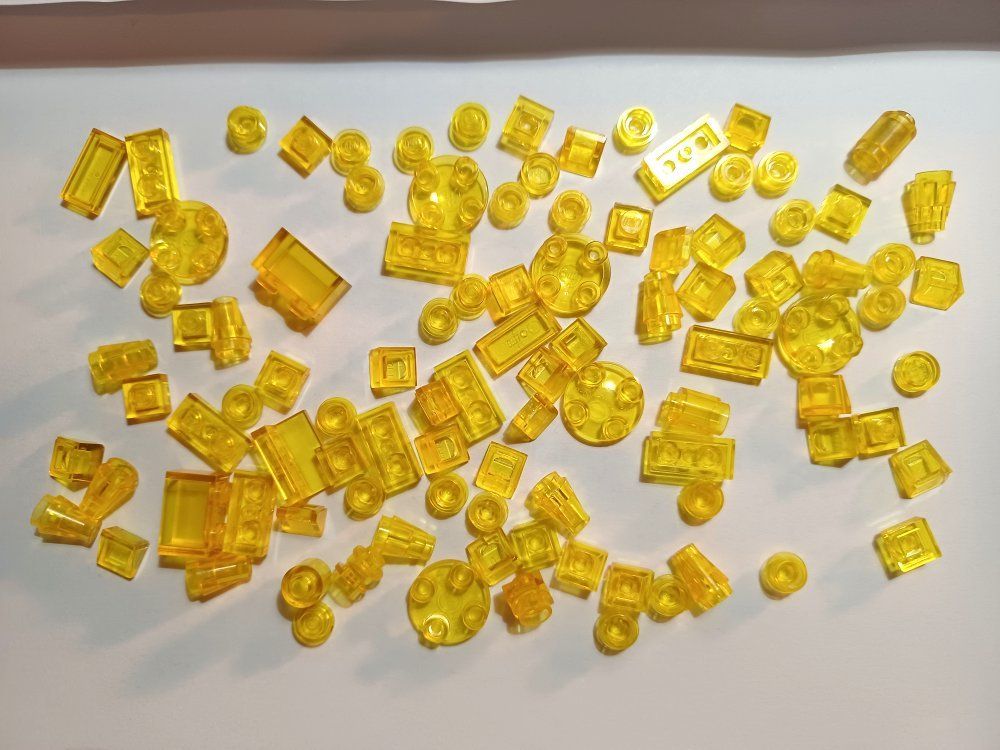 Lego 100 Transparent Gelbe Teile -P15 | Kaufen auf Ricardo