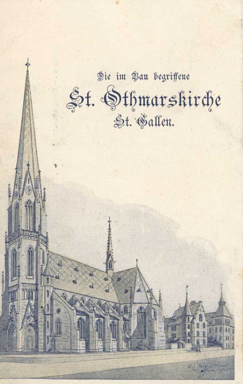 ST. Gallen St. Othmarskirche (im Bau begriffen)1998 !! (Gebraucht) in ...
