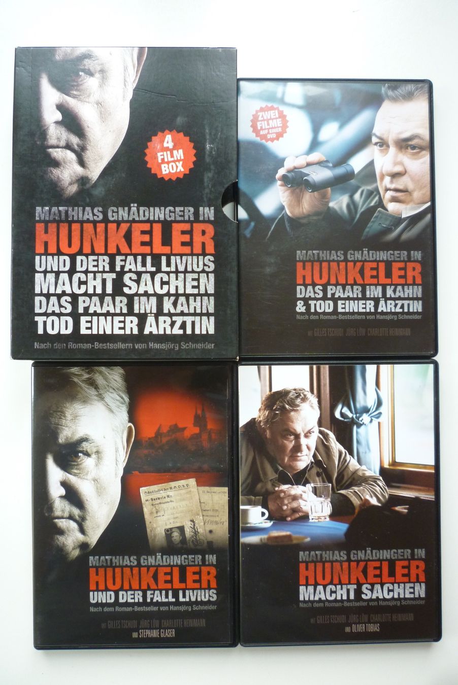 Hunkeler Box - 4 Schweizer Filme Mathias Gnädinger - Basel (Gebraucht ...