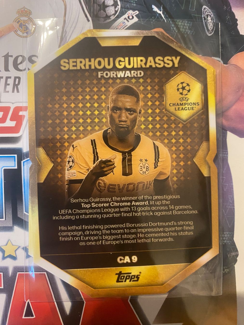 Topps Match Attax 25/26 Chrome Award Guirassy CA9 (Neu (gemäss ...