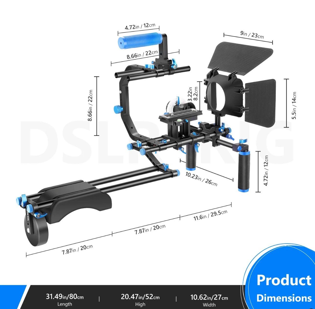 NEEWER Shoulder Rig – gebraucht, vollständig & robust (Gebraucht) in ...