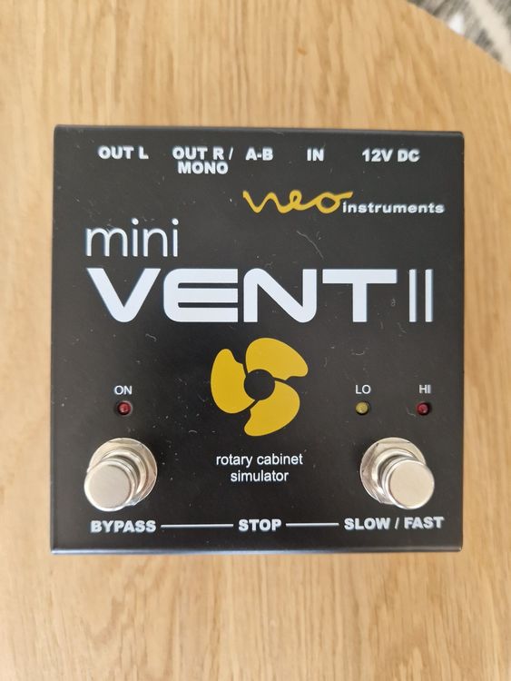 Neo instruments Mini Vent II Pedal Rotary Cabinet Simulator (Gebraucht ...