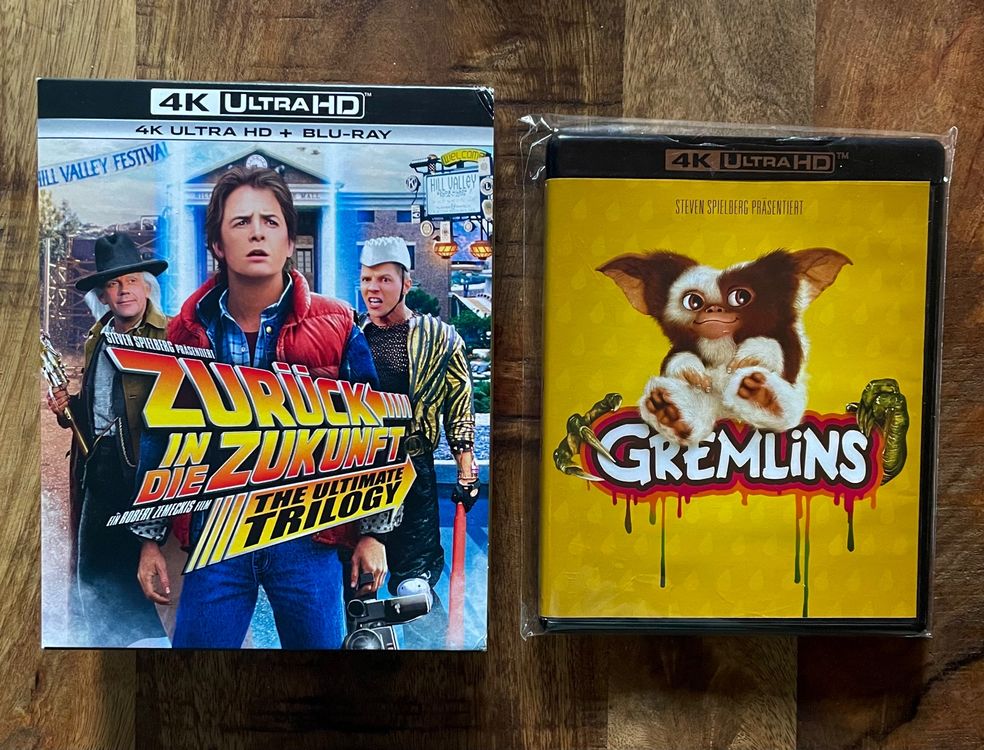 Zurück in die Zukunft Trilogie / 4K + Gremlins 4K (Gebraucht) in Chur ...