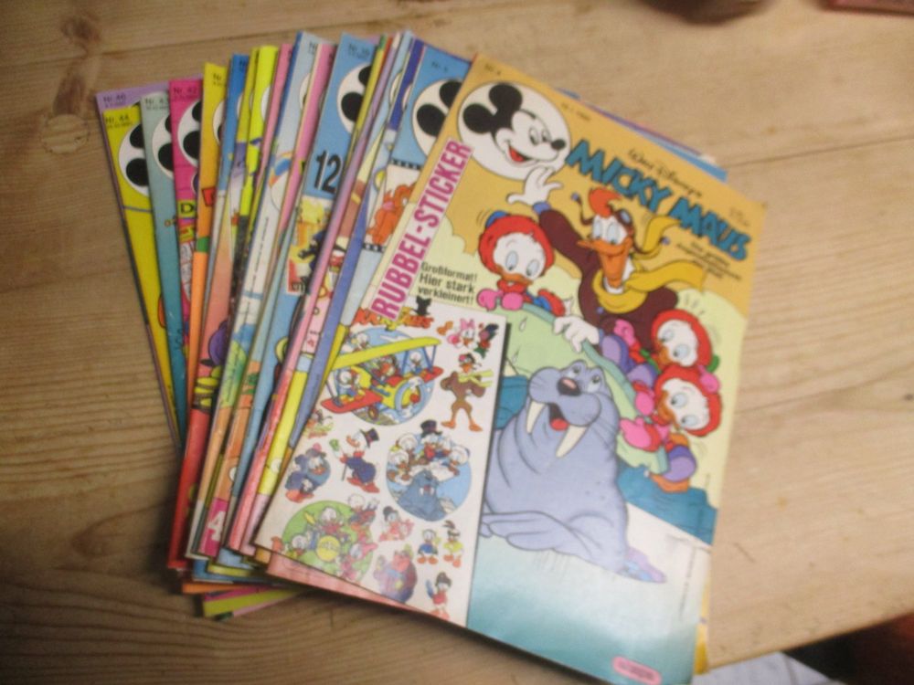 23 x Micky Maus 1990 (Gebraucht) in Birsfelden für CHF 10 – mit ...