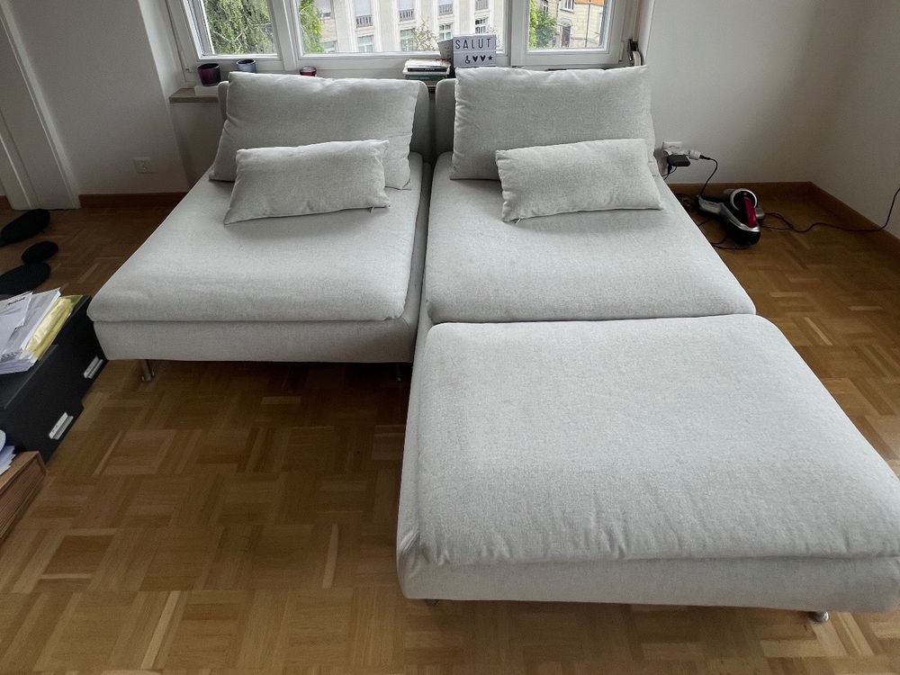 Graue Sofa ikea soderhamn (Gebraucht) in Zürich für CHF 50 – nur Abholung auf Ricardo kaufen