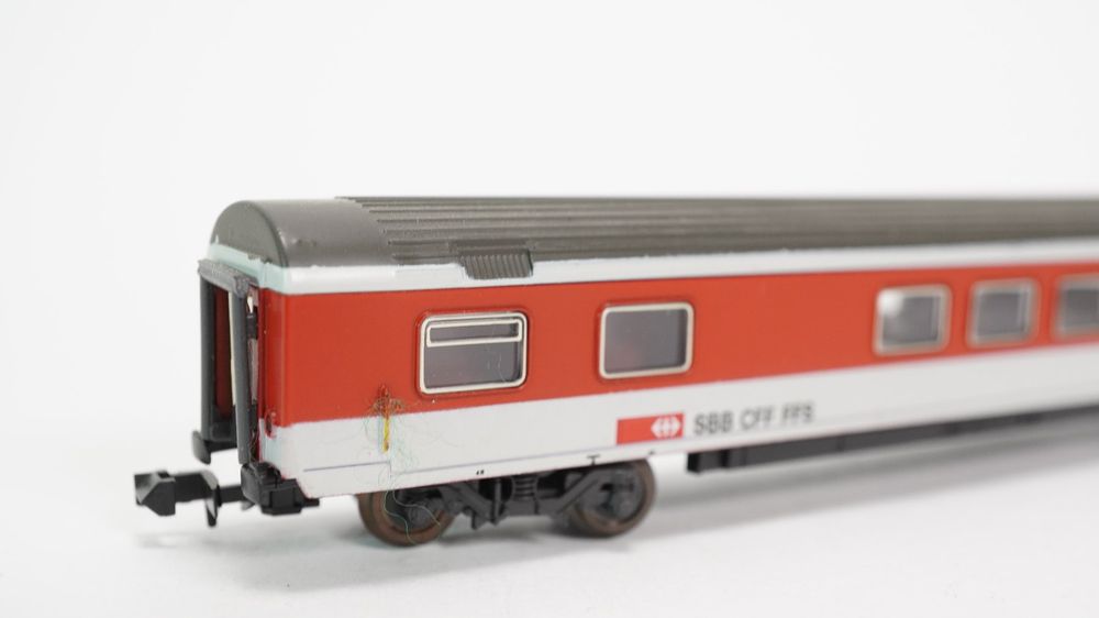 e43 Spur N Roco SBB EW IV Speisewagen rot creme (594) | Kaufen auf Ricardo
