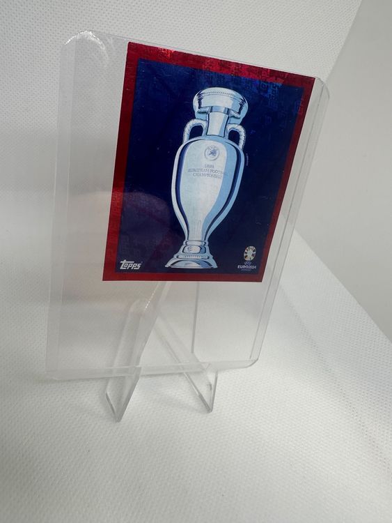 Topps Euro 2024 Euro 1 Pokal Topps Foil Logo (Neu und originalverpackt ...