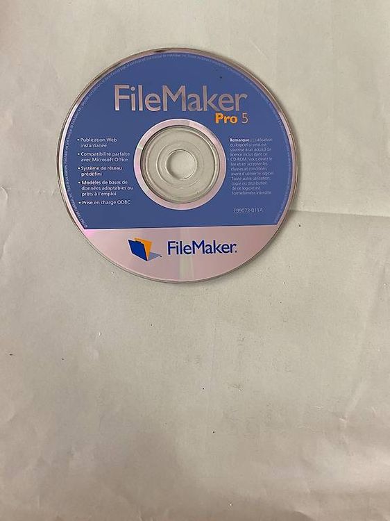 File Maker Pro 5 Antique CD original (Gebraucht) in Fribourg für CHF 10 ...