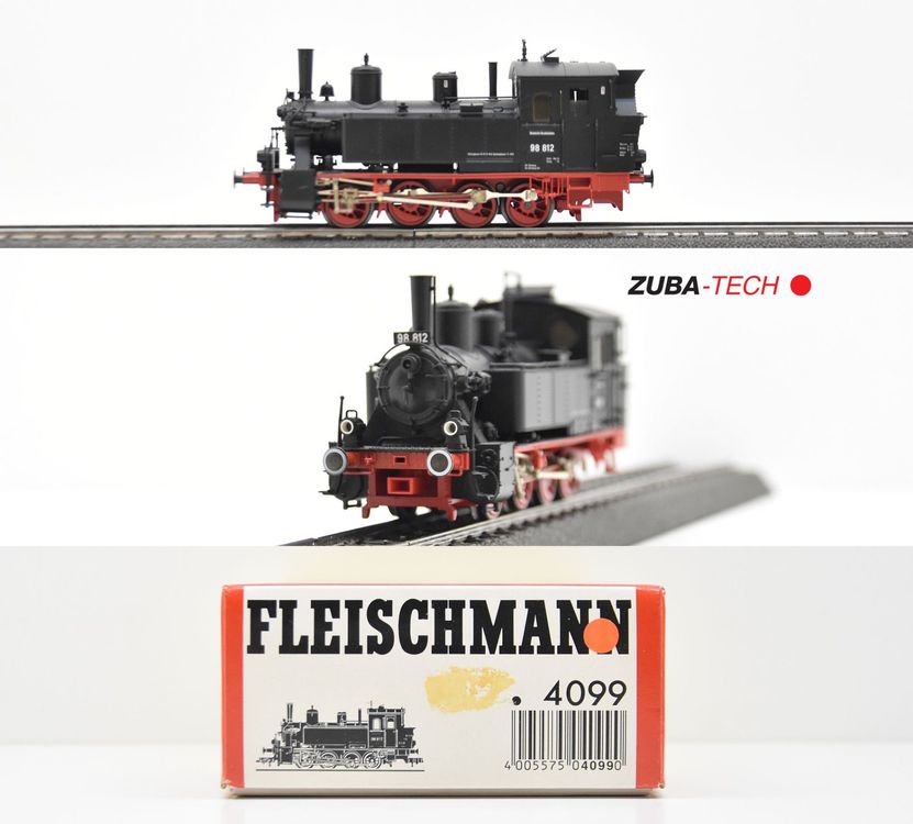 Fleischmann 4099 Dampflok BR 98 DB H0 GS Analog mit OVP (Neu (gemäss ...