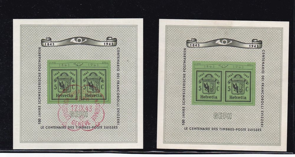 2 x Genfer Block 1943 | Kaufen auf Ricardo