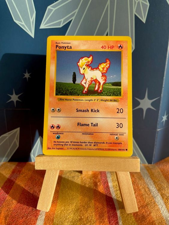 Ponyta Base Set Shadowless Pokemon Karte ab 1.- (Gebraucht) in Adlikon ...