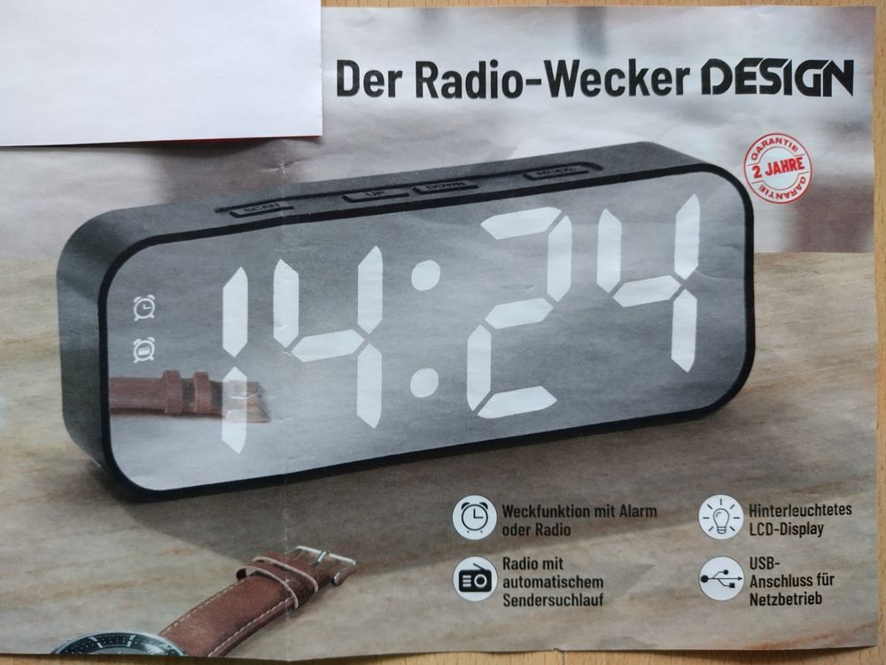 Radio-Wecker (Neu und originalverpackt) in Jona für CHF 6.5 – mit ...