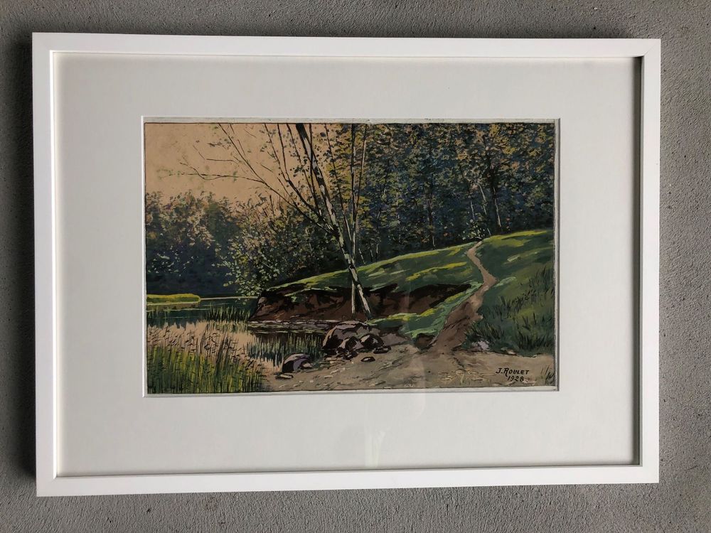 Gouache von Jean Roulet, eigentlich Jean Marcel Henry Roulet | Kaufen ...