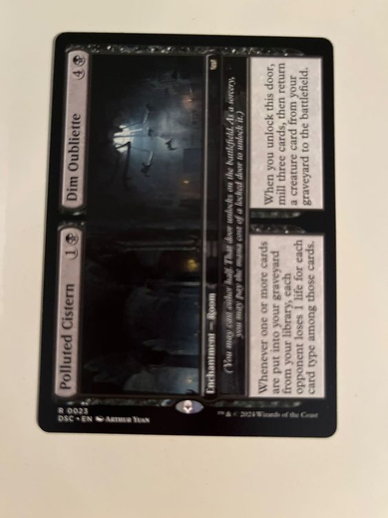 1 x Polluted Cistern // Dim Oubliette - Magic - MtG (Gebraucht) in ...