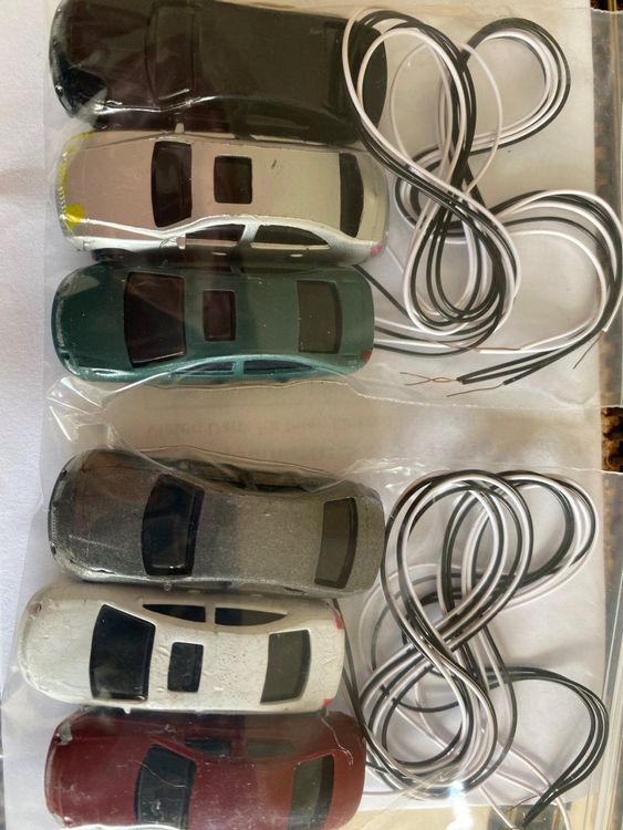 Modelleisenbahn Spur HO Autos mit LED Beleuchtung (Neu und ...