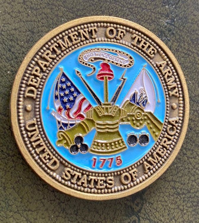 1775 US Department of the Army Commemorative Coin Medal 40mm (Gebraucht ...