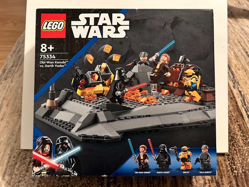 Lego 75334 - Obi-Wan Kenobi vs. Darth Vader - OVP (Neu und ...