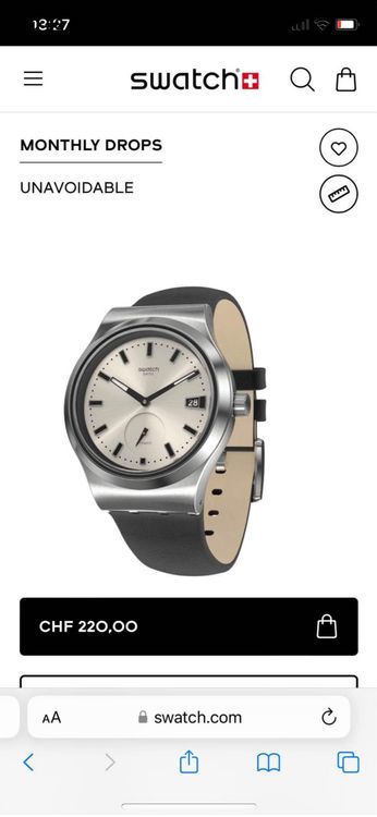 Swatch automat UNAVOIDABLE SY23S408 NEU (Gebraucht) in Ipsach für CHF ...