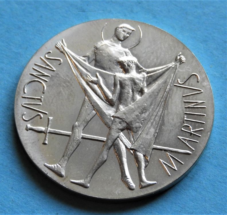 Medaille St. Martin 1968 / Silber 900 selten ! (Gebraucht) in Liesberg ...