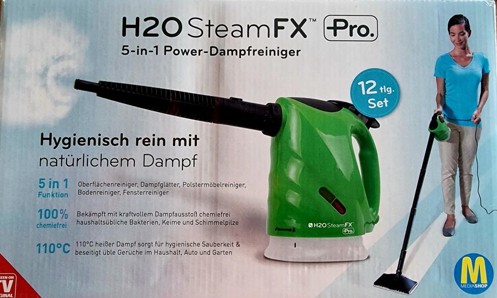 Handdampfreiniger H2O Steam FX Pro & Zubehör NP. 160.-sFr. (Neu und ...