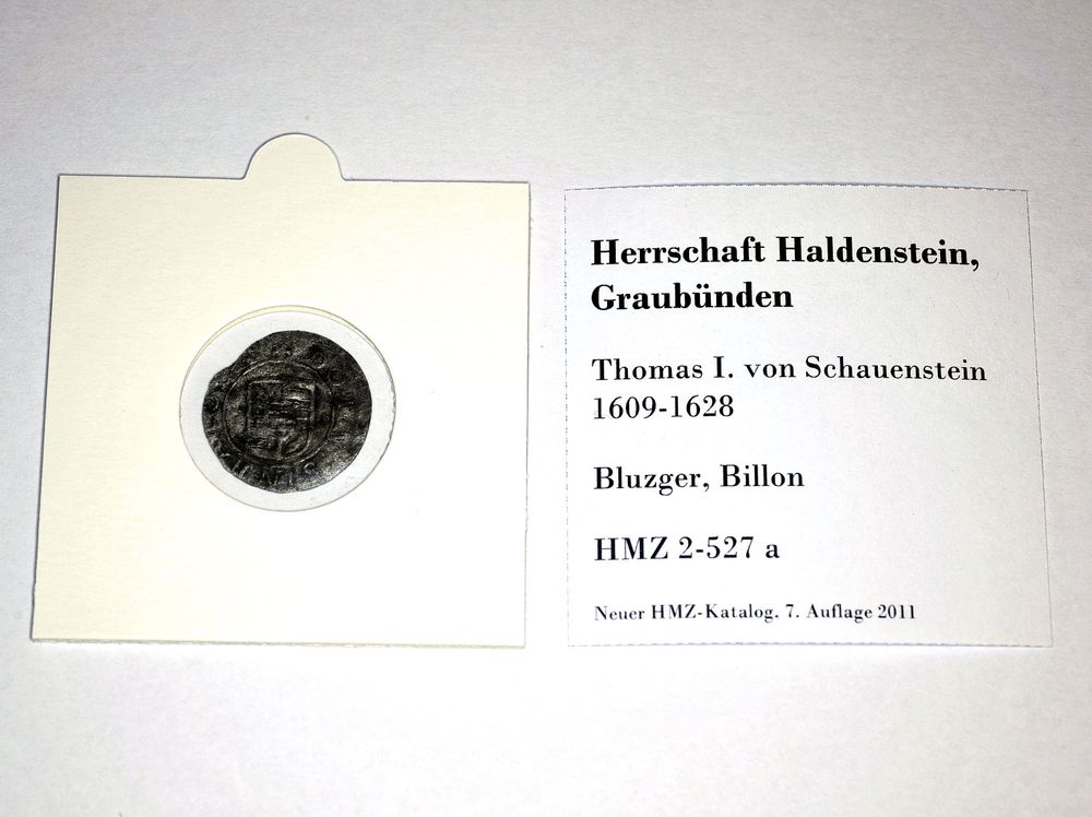 Münze Graubünden Bluzger Thomas I. von Schauenstein Billon (Gebraucht ...