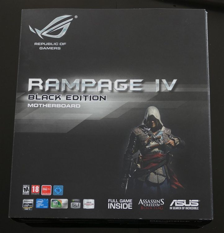ASUS - R.O.G. Rampage IV Black Edition - X79 - LGA2011 | Kaufen auf Ricardo