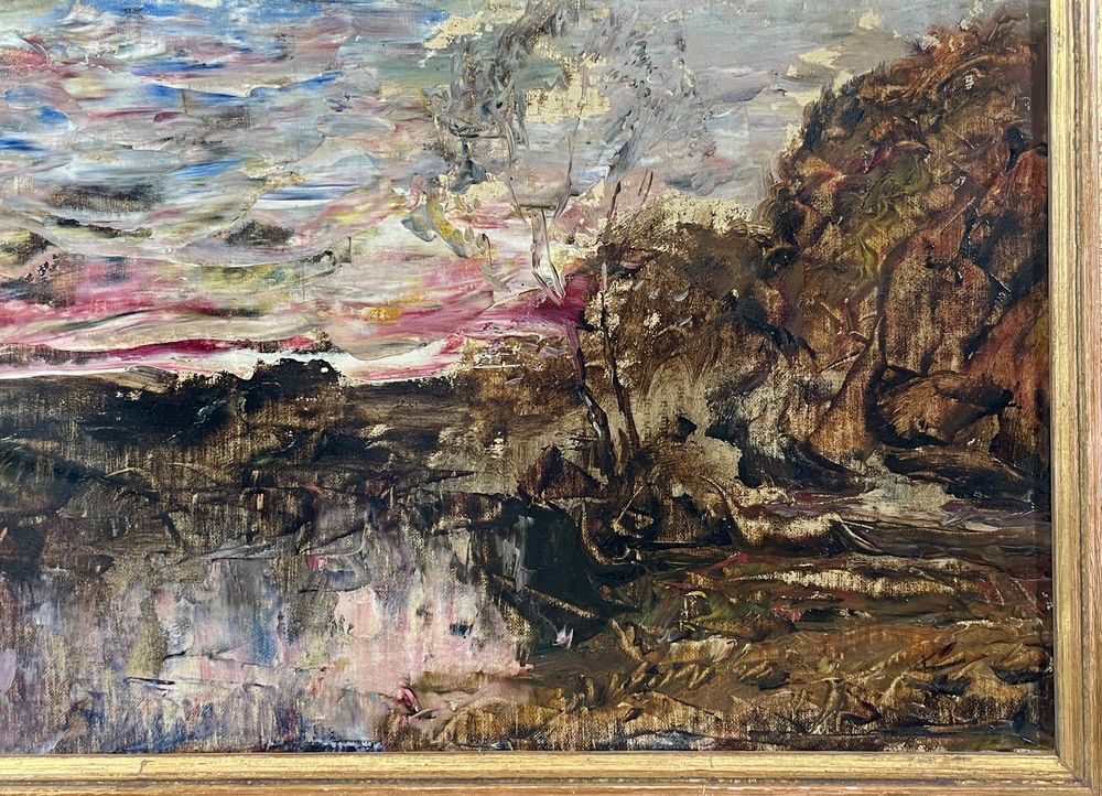 Gemälde mit Interessanter Landschaft Aussicht | Kaufen auf Ricardo