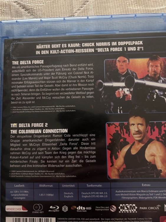 The Delta Force 1&2 uncut Blu-ray (Neu (gemäss Beschreibung)) in ...