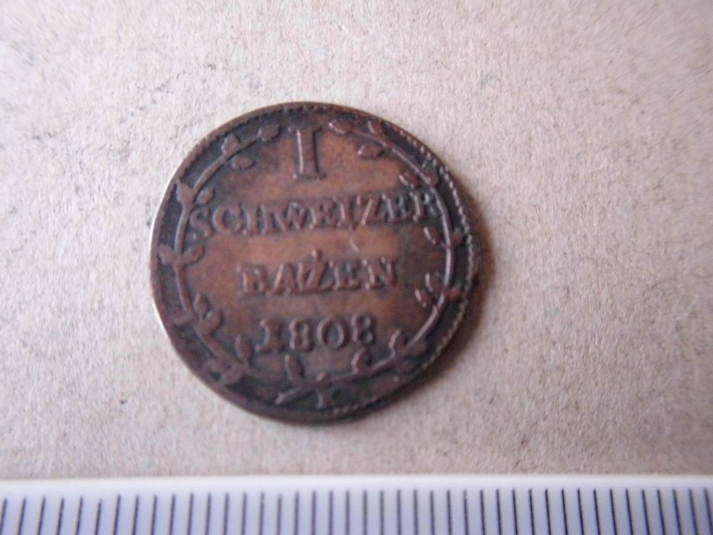 St. Gallen 1808, 1 Schweizer Bazen (Gebraucht) in Hinterforst für CHF 21 – mit Lieferung auf ...