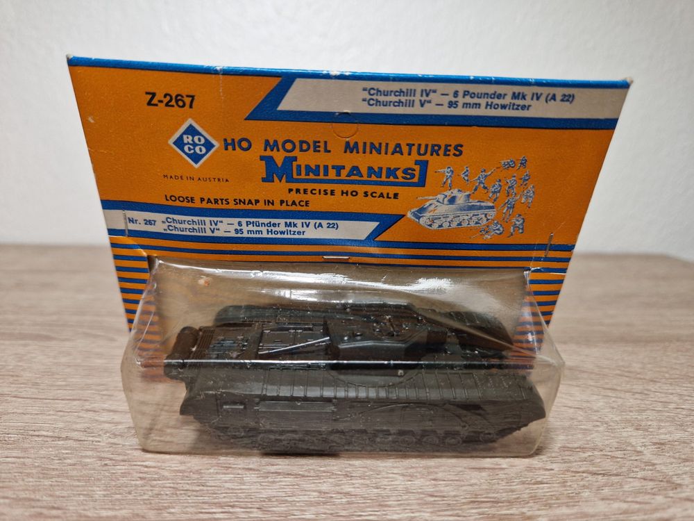 Roco Minitanks Z-267 Churchill H0 OVP NEU (Neuf avec emballage d ...