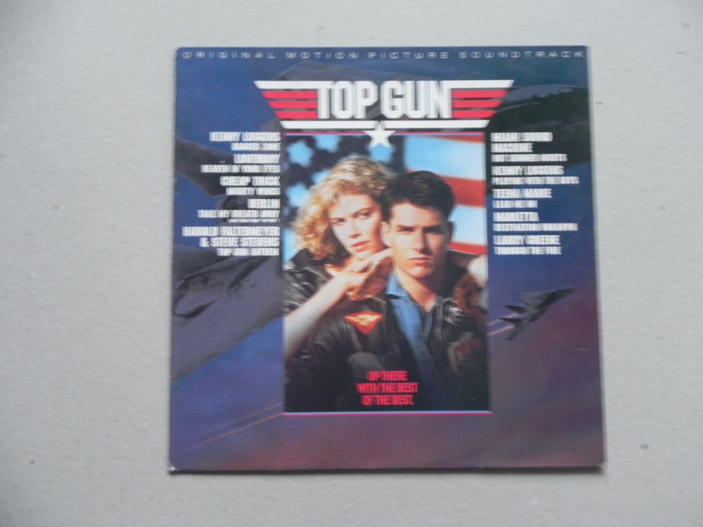 LP Orginal Film Soundtrack Top Gun 1986 mit Kenny Loggins (Gebraucht ...