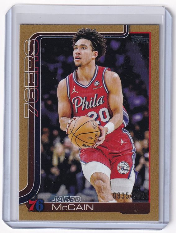 Jared Mc Cain Philadelphia 76ERS Topps 2025 (0935 / 2025 ) (D'occasion ...