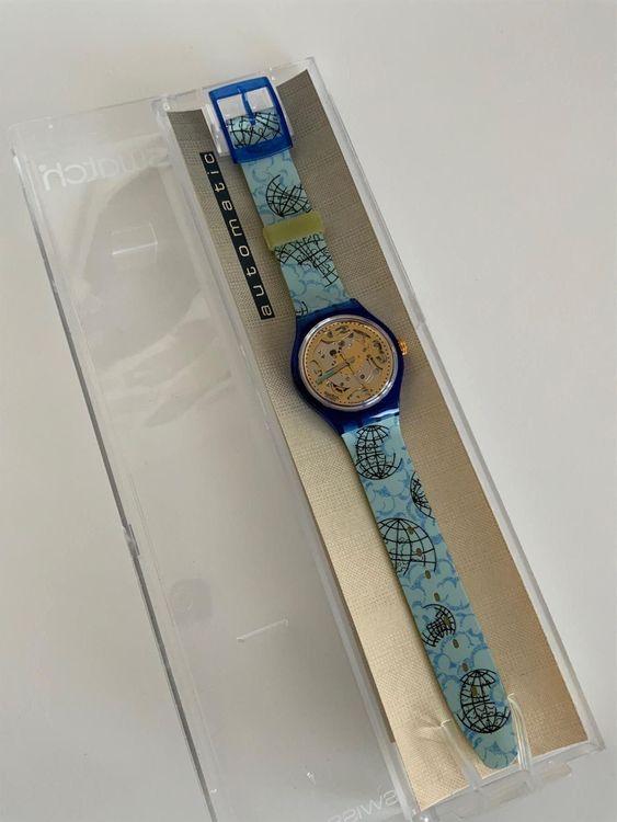 MAPPAMONDO Swatch AUTOMATIC ungetragen - VINTAGE | Kaufen auf Ricardo