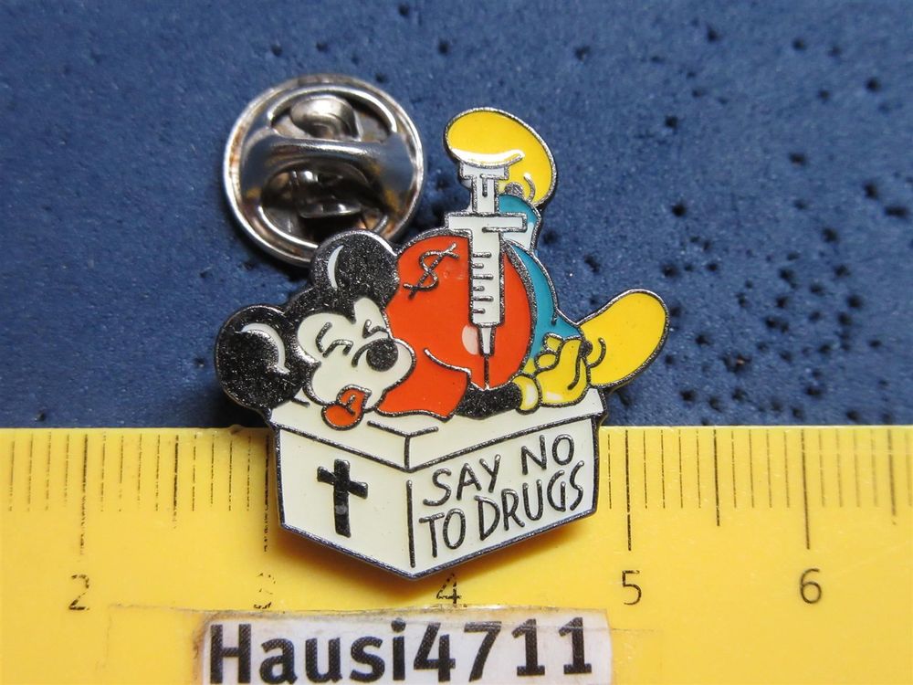 MICKEY MOUSE SAY NO TO DRUGS PIN (Neu (gemäss Beschreibung)) in ...