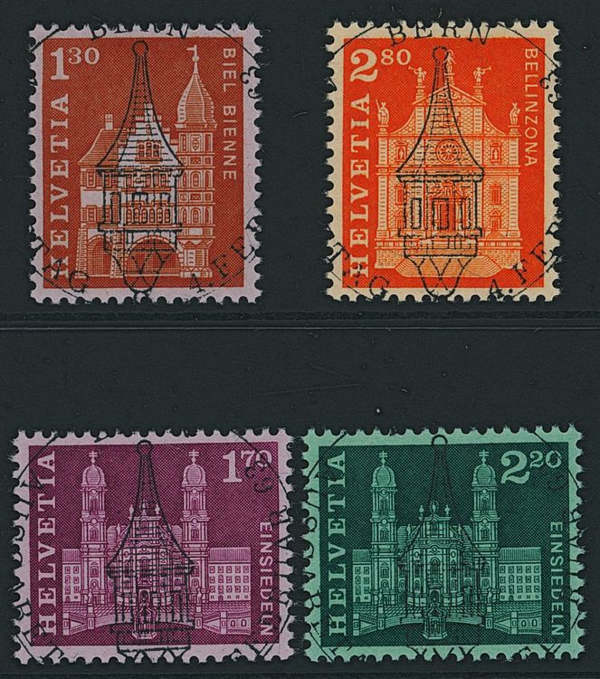1963 - Baudenkmäler - Ersttag Voll Stempel ET (Gebraucht) in Schindellegi für CHF 250 – mit ...