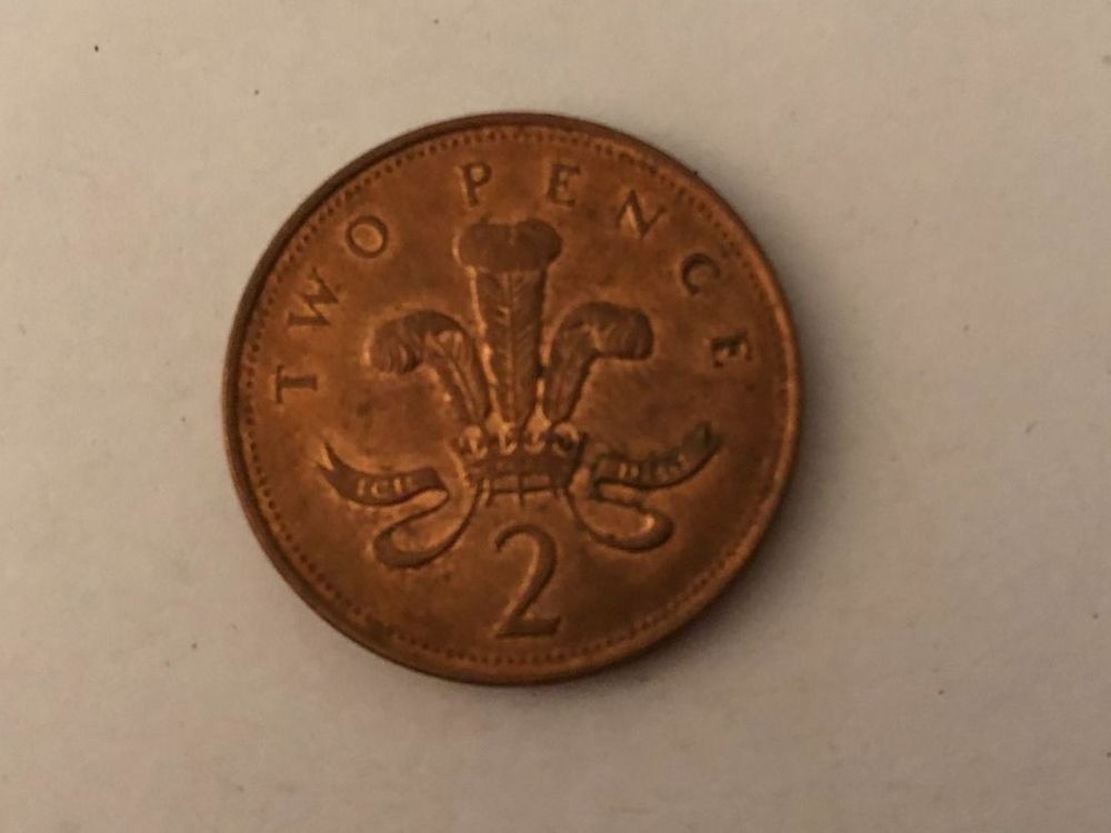 Grossbritannien 1994, 2 Pence (Gebraucht) in Bettwiesen für CHF 1 – mit ...