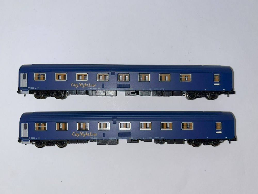 Roco Spur N City Night Line 2x Schlafwagen (Gebraucht) in Niederwangen ...